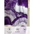 Abstract Marble Texture Sheer Curtains 72 Inch Long 1 Panel White Dark ...
