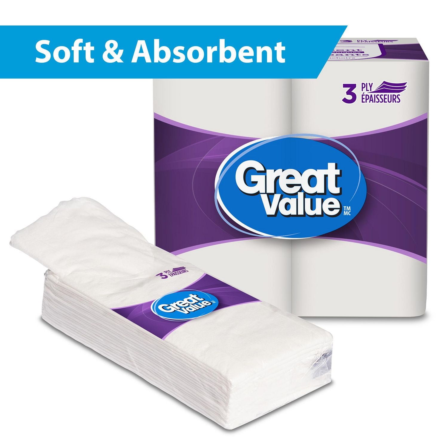 Click here for Great Value  Facial Tissues  8 Pocket Packs  10 Ti... prices