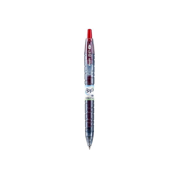 Pilot B2P Retractable Ballpoint Pens Fine Point Red Ink Dozen (34602 ...