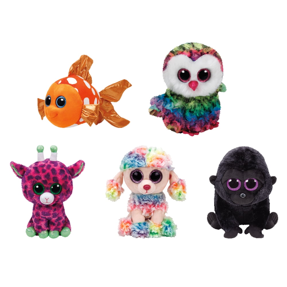 TY Beanie Boos - SET of 5 January Releases (Medium - 9 inch) (George ...