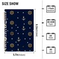 Anchor and Rudder A5 Notebook Set of 2 Refillable 60 Sheets Detachable ...