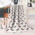 40x50 Inch Flannel Fleece Blanket for Men, Women & Kids, Soft ...