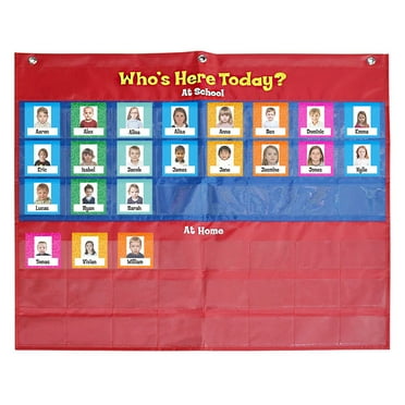 Learning Resources Helping Hands Pocket Chart - Classroom and Teacher ...