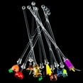 10Pcs Party Drink Stir Sticks, Multi Color Acrylic Cocktail Drink ...