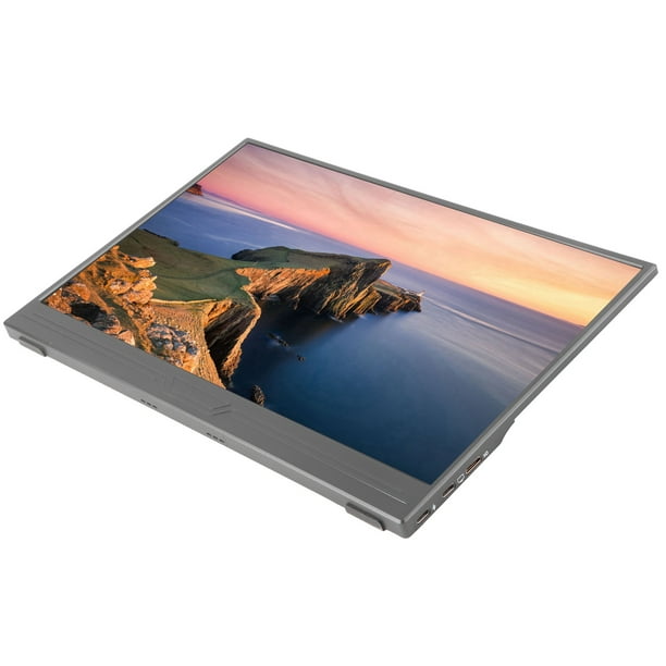 Monitor Portátil, 14 '' FHD 1080p 178 Vista Ancha de Amplio Portátil ...