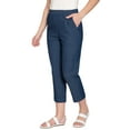 Turtle Bay New York Women's Stretch Denim Capris - Lightweight Stretch ...