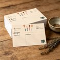 50 Pack Recipe Cards, 4" X 6" Double-Sided Thick Card, Blank Cardstock ...