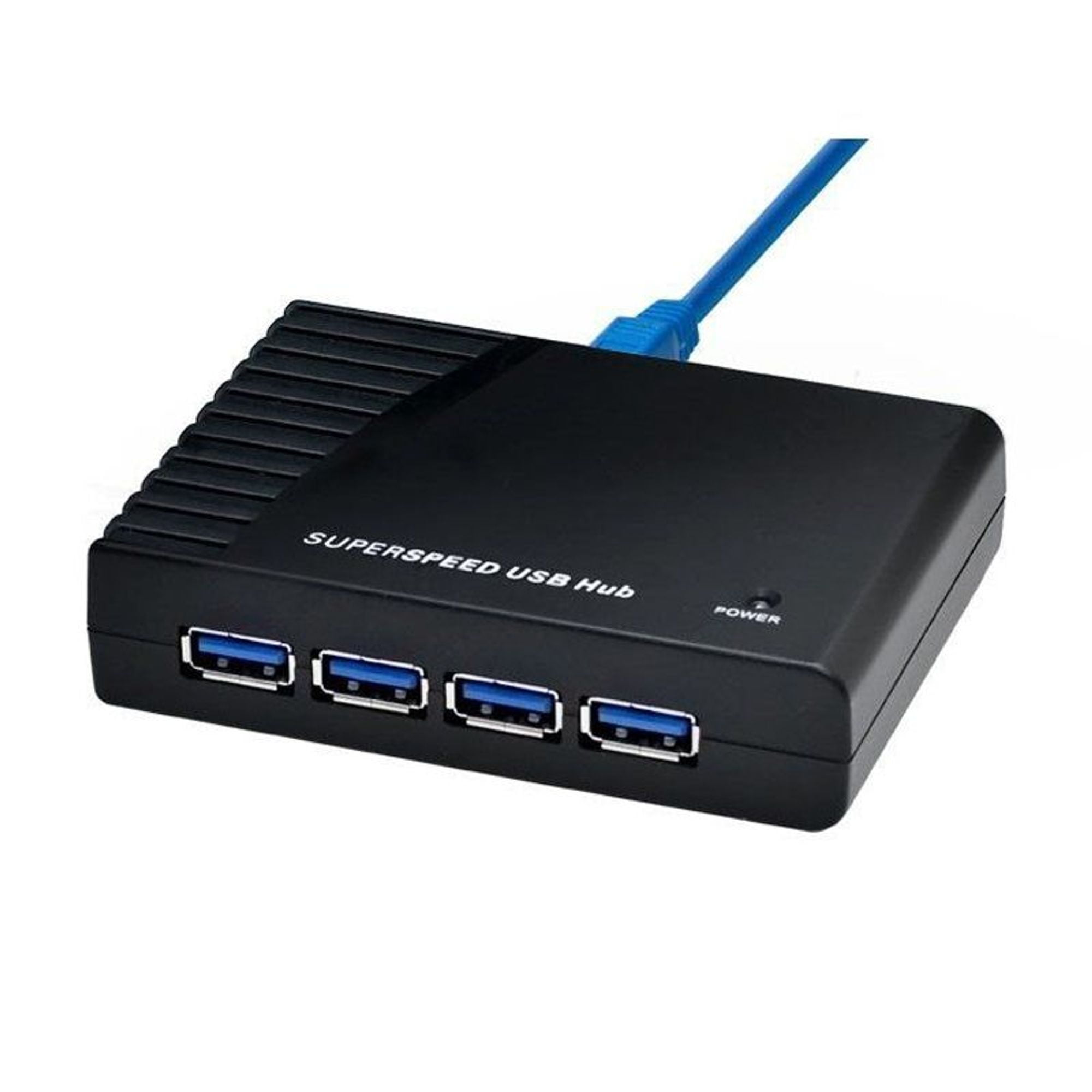 IOCrest USB 3.0 Plug and Play 4 Port External Hub with Cable Black ...