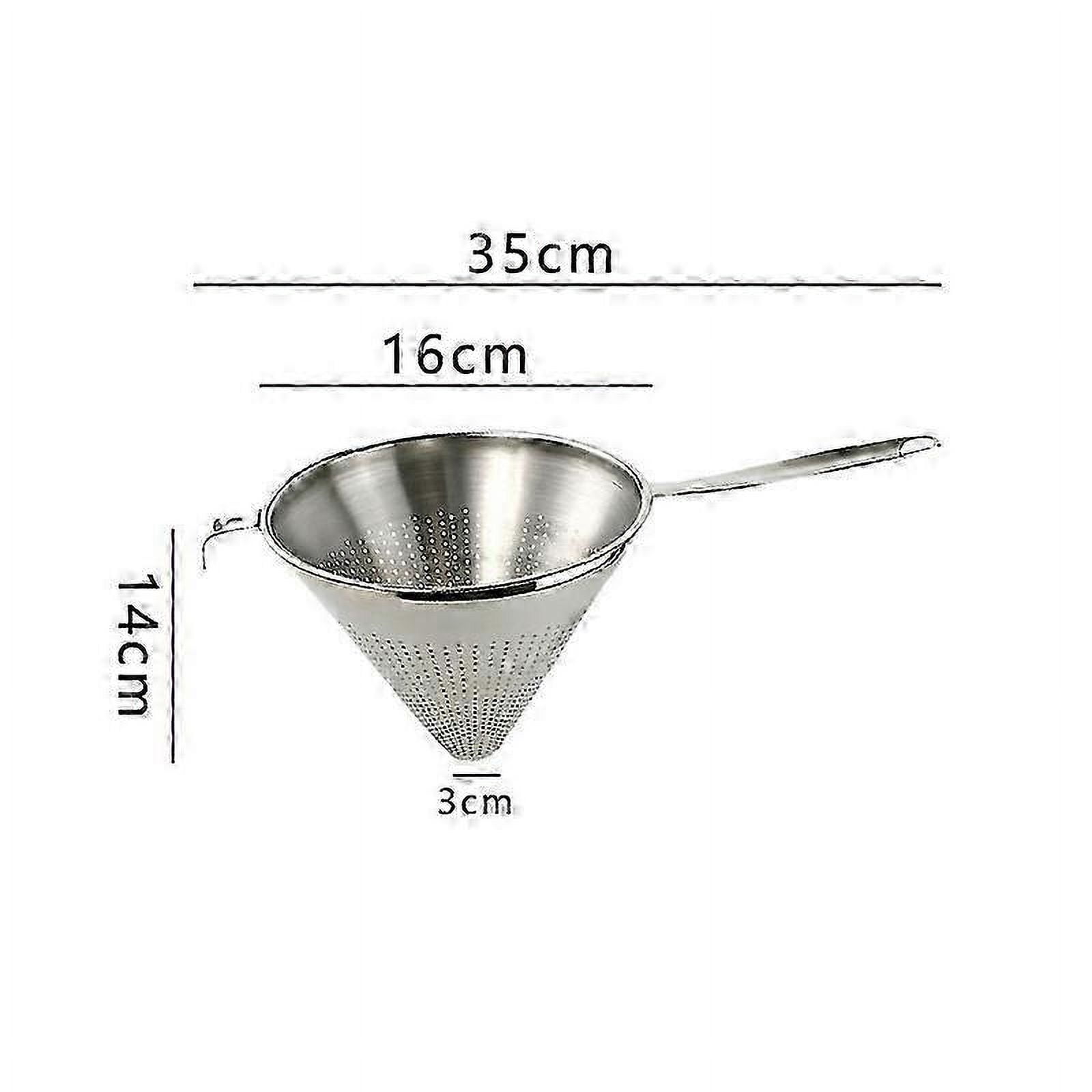 Conical Strainer Heavy Duty Stainless Steel Sieve Rice Choose Size ...