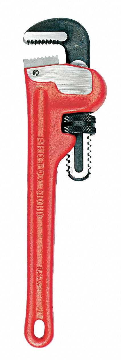 Proto Heavy-Duty Pipe Wrenches, 4 in Opening, 24 in OAL, 1 EA (577 ...