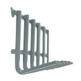 Hyper Tough 16 in. Wall Mounted Multi Hook Rack, Gray - Walmart.com