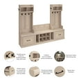 Woodland Entryway Storage Set with Drawers in White Maple - Engineered ...