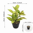 Lifelike Foliage Simulation Potted Greenery,Wholesale Fake Greenery ...