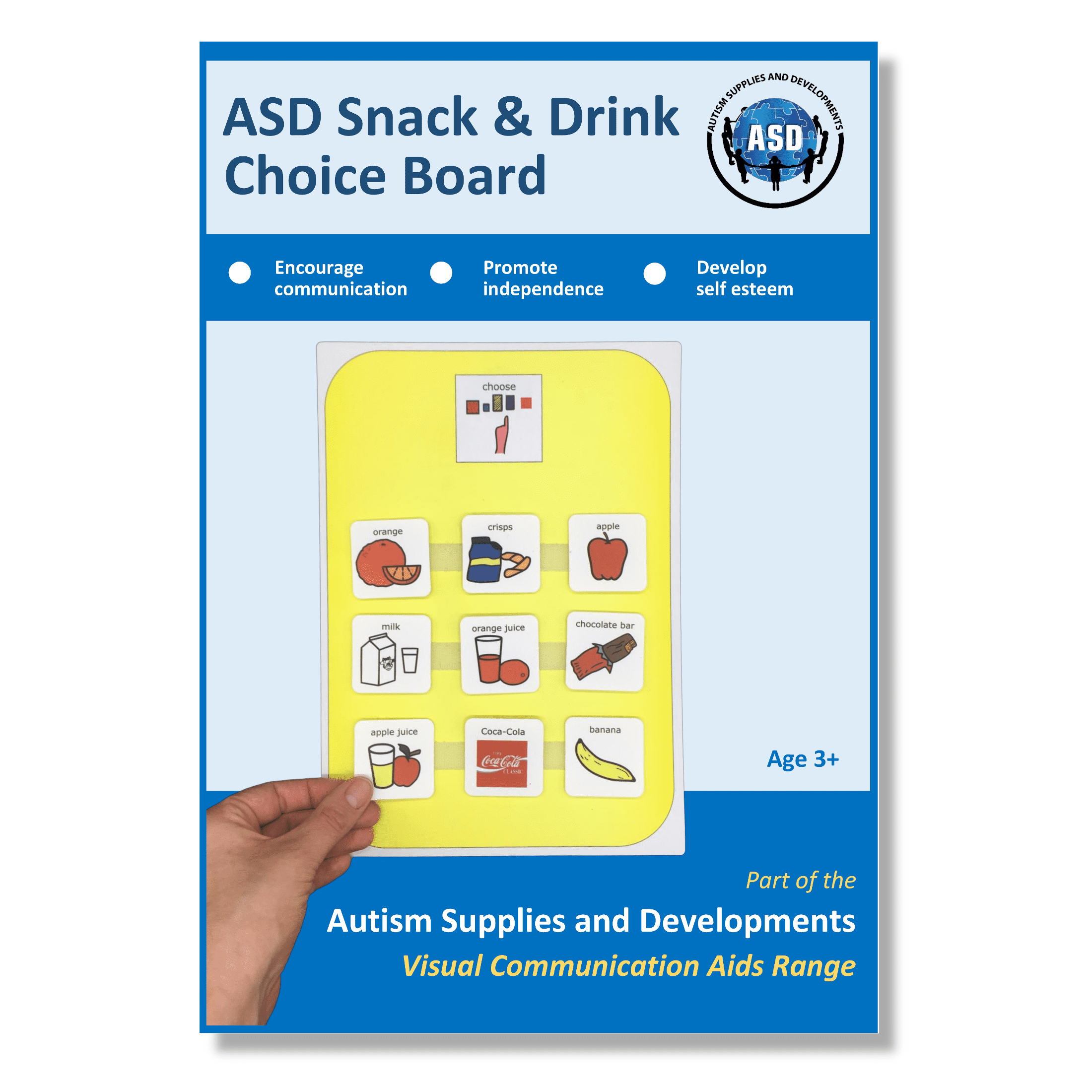 Snack / Drink Choice Board – with Visual Snack and Drink Symbol Cards ...