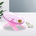 18cm Round Quiet Roller Hamster Running Exercise Sports Wheel Platform ...