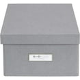 Bigso Collapsible Box - Karin, Grey, 8.9" x 12.4" - Walmart.com