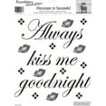 York Wallcoverings RMK0032SS Always Kiss Me Goodnight Peel & Stick ...