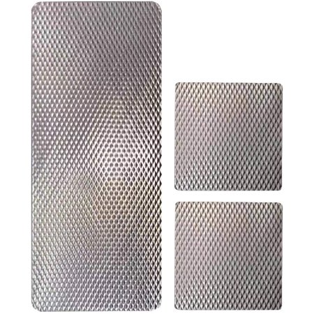 3 Pcs Silver Insulated Counter Mat, Heat Resistant Table Protector Mat ...