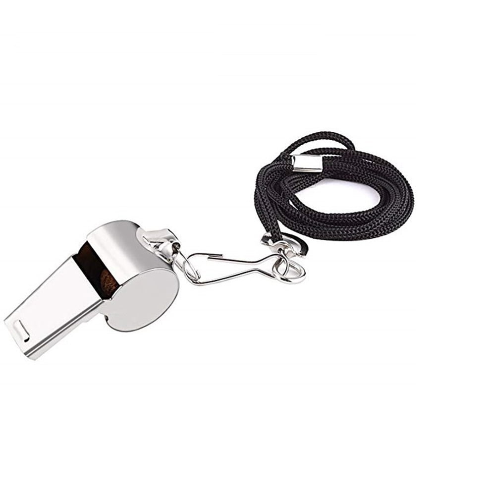 Farfi Portable Stainless Steel Referee Emergency Sports Whistle with ...