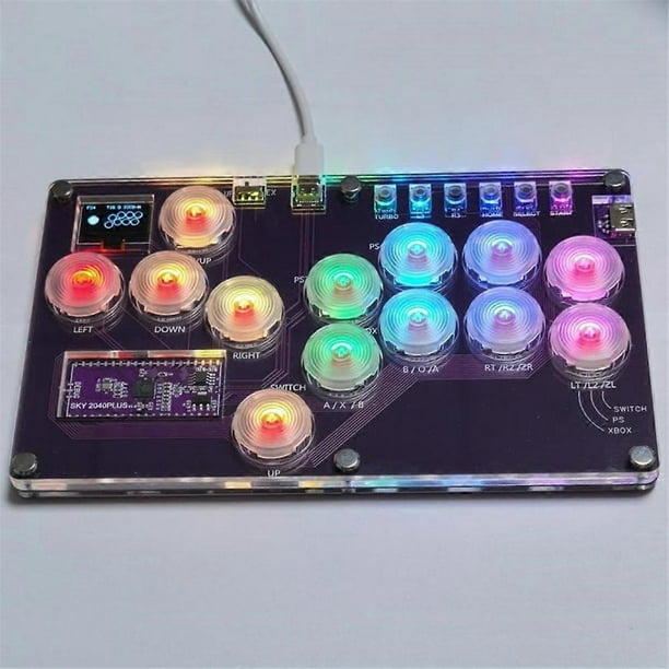 Fight Stick Arcade Joystick Hot-Swap Encoder Controller Xinput/Dinput ...