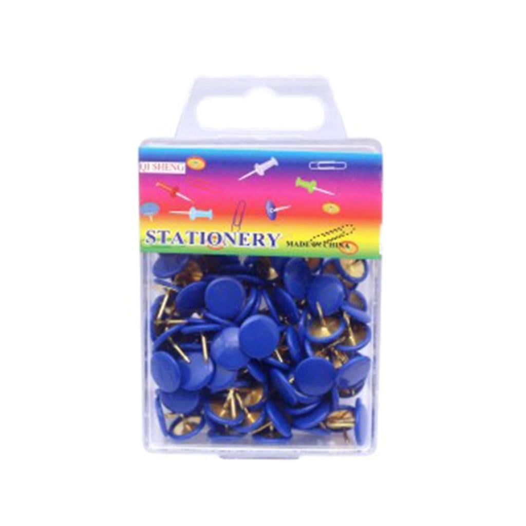 100 chinchetas de colores con forma redondeada, chinchetas decorativas ...