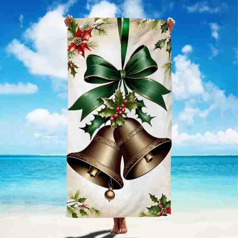 Click here for Hot Sales Festive Christmas Bath Towel Lightweight... prices