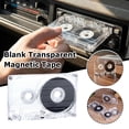 Agiufgs Blank Cassette Case Clear, Holds Standard 45 60 90 Minute ...
