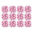 Set of 12 Artificial Flower Wall Panels 3D Dahlia, Hydrangea & Rose ...