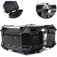 28L Motorcycle Top Case Aluminum Tail Box for Helmet and Luggage ...