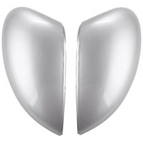 1 pair Left/Right Silver Rearview Side View Mirror Replacement Cover ...