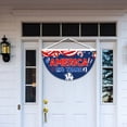 250th Anniversary American Flag, Fan-Shaped Garden Decoration ...