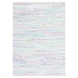 SAFAVIEH Rag Skylar Striped Cotton Area Rug, Light Green/Multi, 2' x 3 ...
