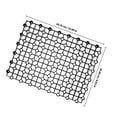 RENACLIPY 4Pcs Fish Tank Separator Black PP Plastic Boards Reusable for ...