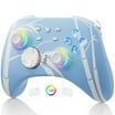Wireless Switch Pro Controller Blue with Hall Effect Joysticks Triggers ...