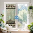 Barn Star Wooden Window Privacy Film Rainbow Static Cling Stain Glass ...