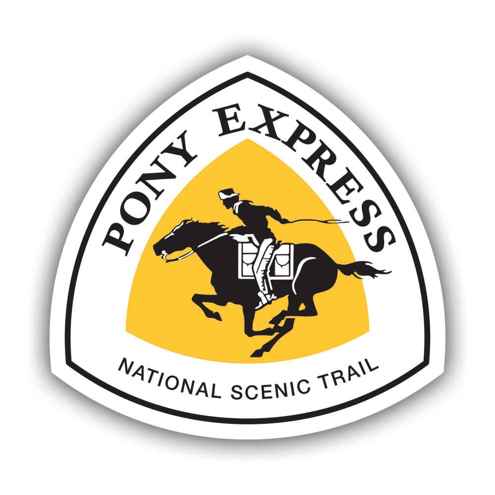 Pony Express National Historic Trail Sticker Decal - Self Adhesive ...