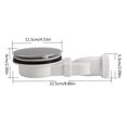 Low Shower Drain Trap Replacement Bathroom Tray Waste Drain Trap Shower ...