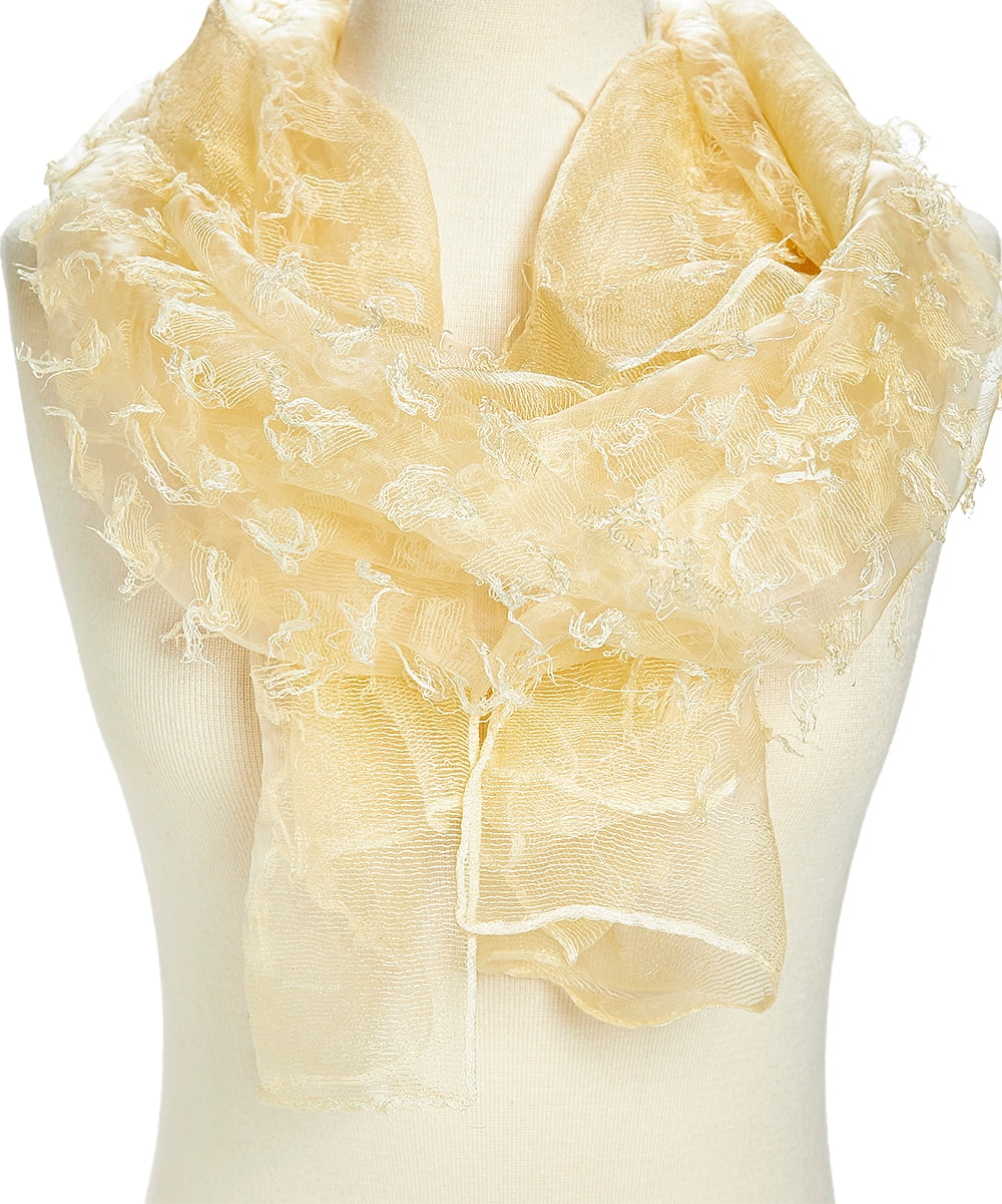 Yellow Blue Scarfs for Women Winter Summer Fashion Scarves Lightweight ...