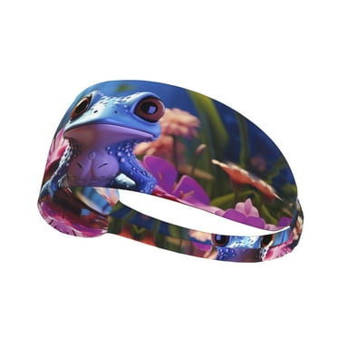 FROG SAC Adjustable Non Slip Athletic Headbands for Girls, Women, Kids ...