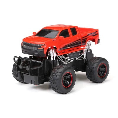 New Bright Radio Control Toy Vehicle - Chevy Silverado -1:24 Scale ...