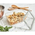 iDesign Medium Short Plastic Storage Bin with Lid, 5x8.1x3, Clear ...