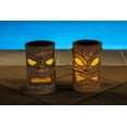 Dawhud Direct Tribal Tiki Solar Powered Flickering LED Outdoor Decor ...