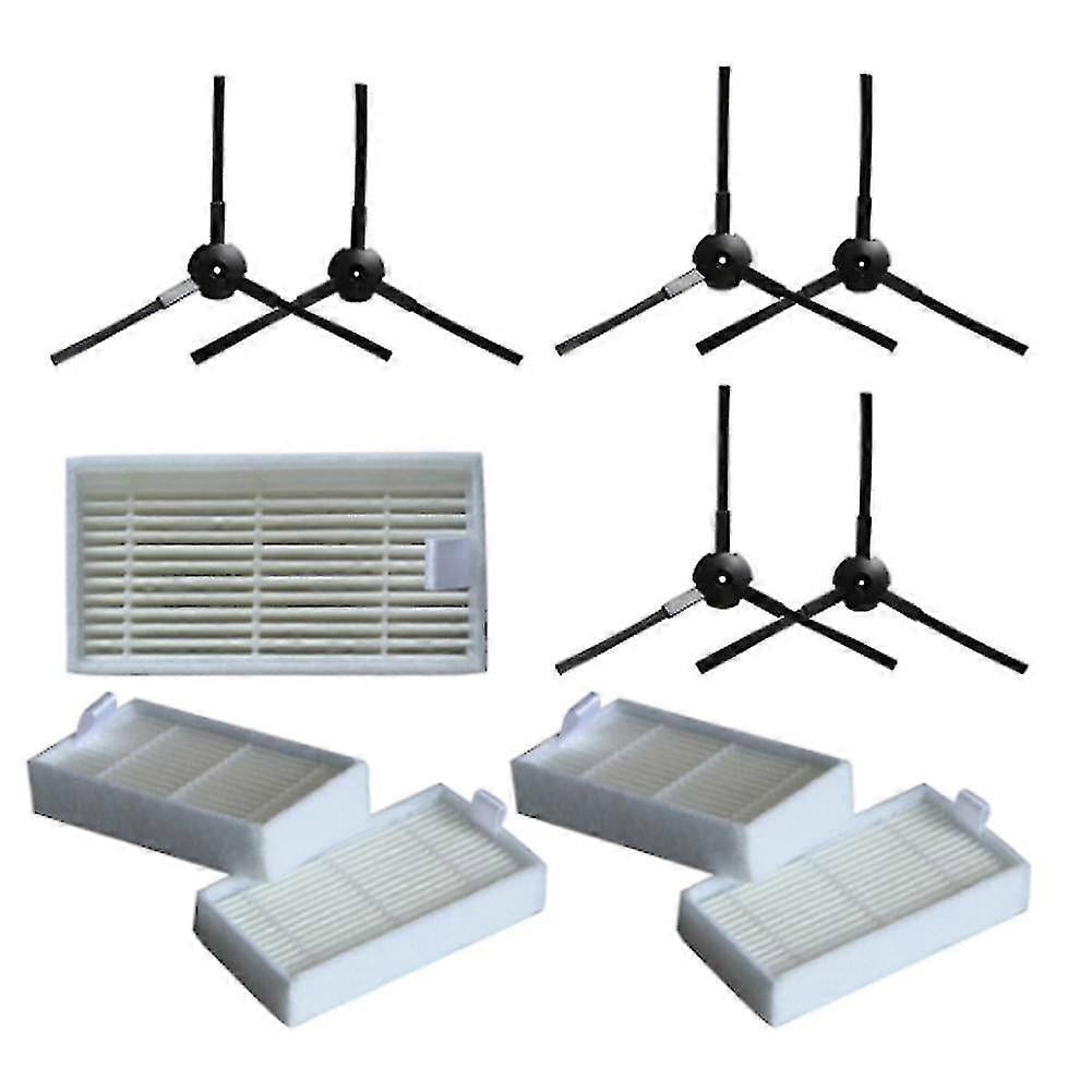 6X Side Brush +5X Filter for Lidl SilverCrest SSR 3000 A1 Robotic ...
