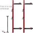 Compact Space-Saving Wall Mounted Folding Squat Power Rack with ...