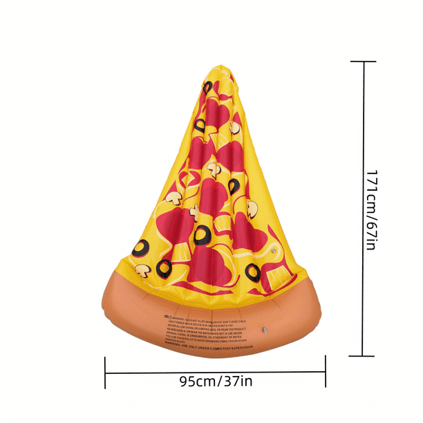 Relax and Enjoy the Summer with this Inflatable Pizza Lounge Chair Pool ...