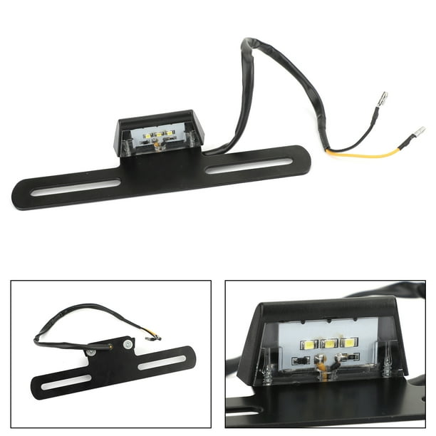 Universal License Plate Bracket with Light For Honda/Kawasaki/Suzuki ...