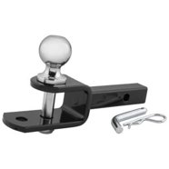 CURT Mfg 48012 Front Mount Hitch Receiver-Mount Ball & Pintle ...