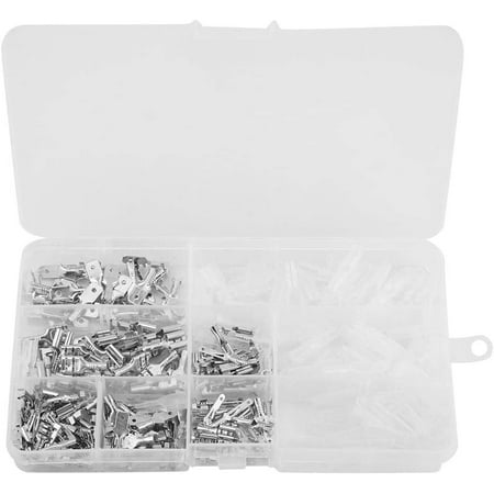 licenbar Male Female Spade Kit, 270PCS 2.8mm / 4.8mm / 6.3mm Male ...