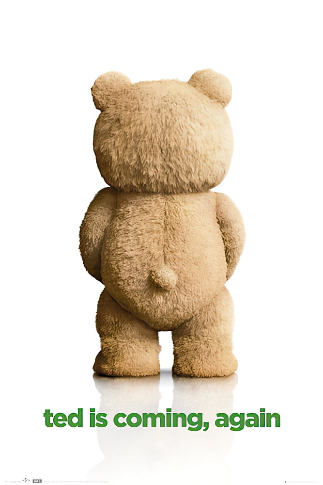 Ted 2 - Movie Poster / Print (Teaser - Ted Is Coming Again) (Black ...