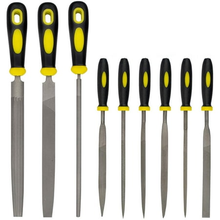 9 Piece Needle File Set, Premium Hardened Alloy Strength Steel Hand ...